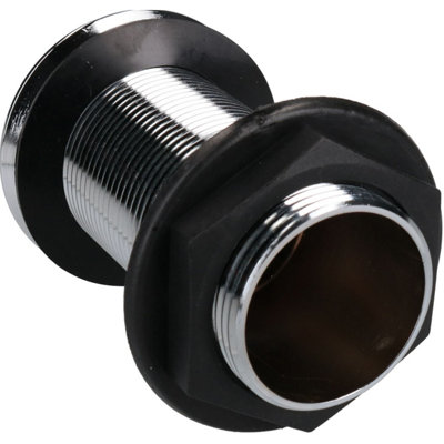 11/4" (32mm) Chrome Plated Spring Press to Lift Plug Basin Waste Drain ...