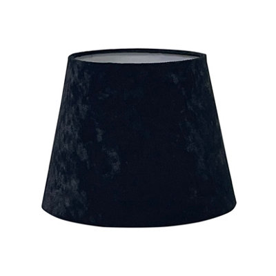 11" Black Modern Tapered Velvet Light Shade in 9 Inch or 11 Inch for ...