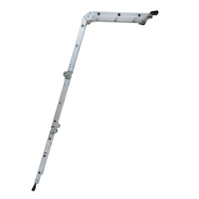 11-in-1 Combination Ladder Wolf Aluminium Folding Multipurpose Steps w ...