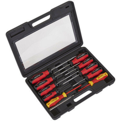 11-Piece Premium S2 Steel Screwdriver Set with Soft Grip Handles for ...