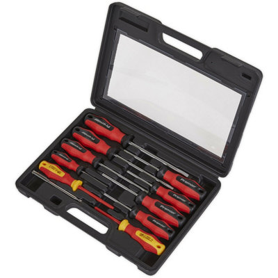 11-Piece Premium S2 Steel Screwdriver Set with Soft Grip Handles for ...