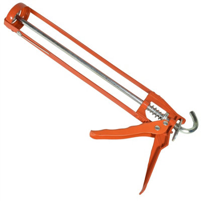 11" Steel Caulking Caulk Gun Cartridge Silicone Sealant Adhesive Mastic ...