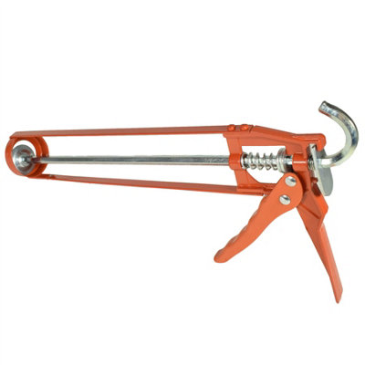 11" Steel Caulking Caulk Gun Cartridge Silicone Sealant Adhesive Mastic ...