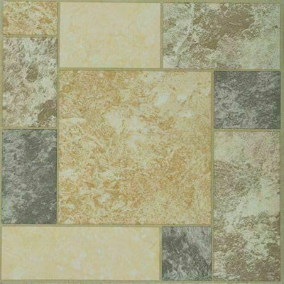 11 Tiles 1 Square Meter Flagstone Self Adhesive Vinyl Floor Tiles D-C Floor
