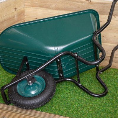 110 Litre 150kg Capacity Heavy Duty Outdoor Pneumatic Plastic Garden ...