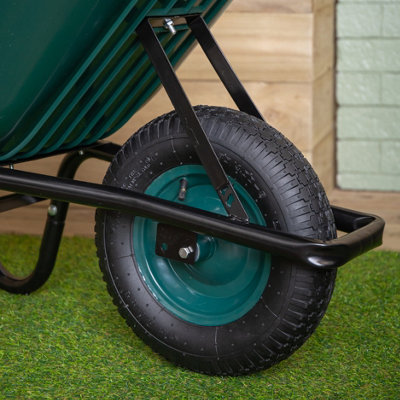 110 Litre 150kg Capacity Heavy Duty Outdoor Pneumatic Plastic Garden ...