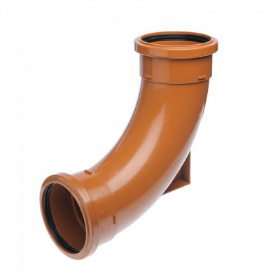 110mm 90 Degrees Underground Drainage Double Socket Rest Bend ug12