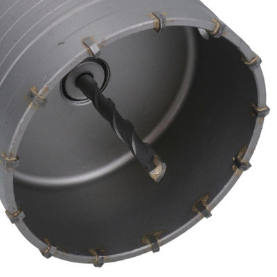 110mm Core Drill Adaptor + Pilot Drill For Brick Masonry Concrete TCT ...