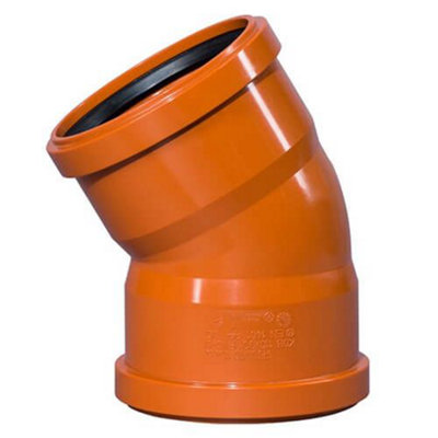 110mm Underground Drain 45 Degree Double Socket Bend Elbow ug9