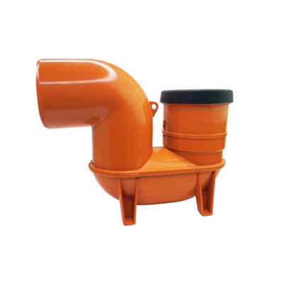 110mm Underground Single Socket Low Back P Trap ug23