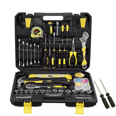 110pcs Hand Tool Kit Set Household Daily Maintenance Car Repair ...