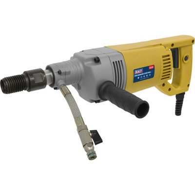 110V Diamond Core Drill Variable Speed Overload Protection Lightweight DIY at B Q