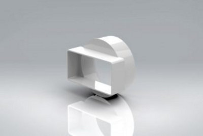 110x54 Short Rectangular to 100mm Round Adaptor | DIY at B&Q