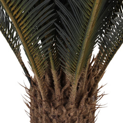 113cm Leaf Large Artificial Cycas Tree in Black Pot for Decoration for ...