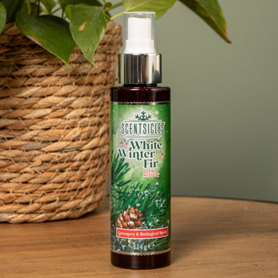 114ml White Winter Fir Scentsicles Christmas Decoration Spray Mist