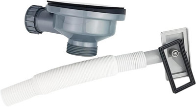 114mm Kitchen Sink Waste Fittings Basket Strainer Waste and Rectangle ...