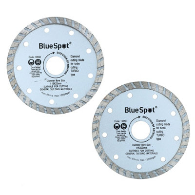 115mm 4.5" 1.2mm Turbo Diamond Ceramic Tile Cutting Disc for Angle ...