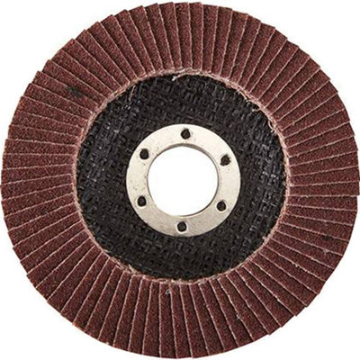 115mm 80 Grit Aluminium Oxide Sanding Flap Disc Angle Grinder Wood ...