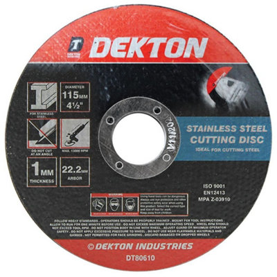 115MM CUTTING DISC STAINLESS STEEL