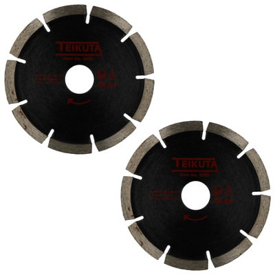 115mm x 8mm Diamond Mortar Raking Disc Pointing Disc Blade Masonry 2pk