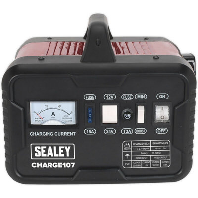 11A Single Phase Battery Charger - 12 / 24 V - Large Ammeter - 230V ...