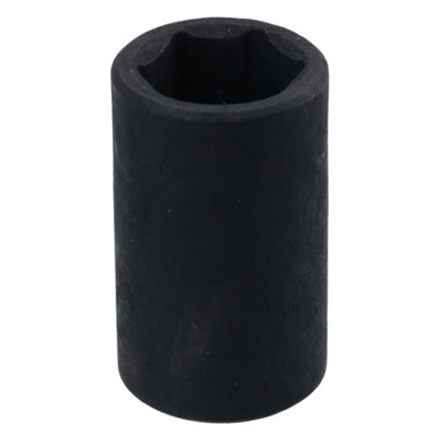 11mm 3/8in Drive Shallow Stubby Metric Impacted Socket 6 Sided Single Hex | DIY at B&Q