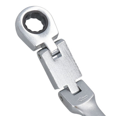 11mm Metric Double Jointed Flexi Ratchet Combination Spanner Wrench 72 ...