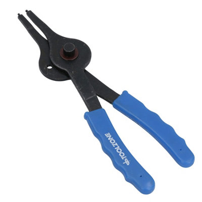 11pc Internal + External Circlip Circlips Pliers Snap Ring Plier Bent ...