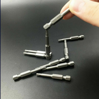 11Pc Long Reach Torx Star Hex Security Bit Set Tamper Proof Screwdriver ...