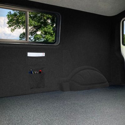 11SQM Van Lining, Storage Pouches & Adhesive Glue - Anthracite Grey