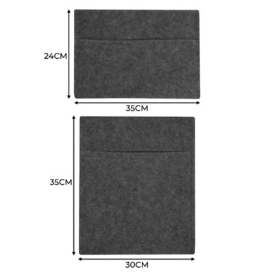 11SQM Van Lining & Storage Pouches - Anthracite Grey