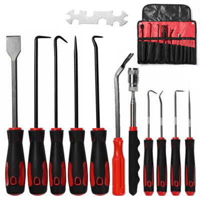 11x Hook and Pick Tool Set For Car Repair W/ Telescoping Magnetic ...