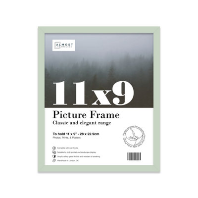 11x9 Mint Green Picture Frame (27.9 x 22.9cm) Poster, Photo, Artwork ...