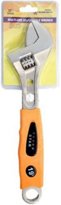 12" 300mm Adjustable Wrench Easy Grip Spanner Multi Use Drop Forged ...