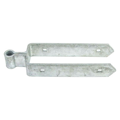 12" 300mm GALV HEAVY DUTY DOUBLE STRAP GATE HINGE for 3" Gates at B&Q