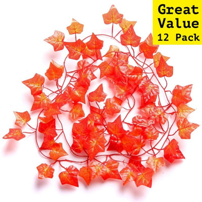 12 Best Artificial 7ft - 210cm Autumn English Ivy Garland String Strand ...