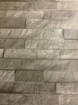 12 Grey Brick Matt Shower Wall Panels PVC Bathroom Cladding D Pro T ...