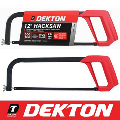 12" HackSaw Wood Carpentry 24 TPI Sharp Hardpoint Soft Grip Cut Tool ...