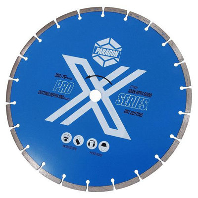 12" inch 300 mm Diamond Cutting Disc for Concrete Brick Stone (Neilsen ...