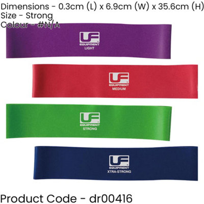 12 Inch Fabric Workout Resistance Band - STRONG Legs Squats Quads ...