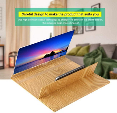 12 inch Mobile Phone Screen Magnifier 3D Movies Video Gaming Amplifier ...