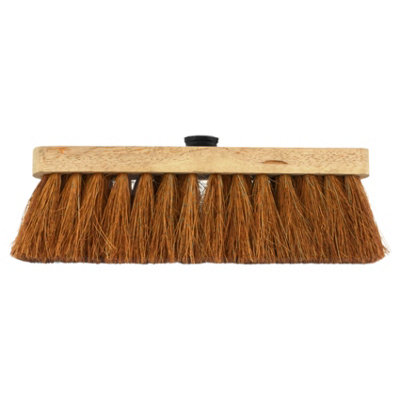 12-Inch Natural Soft Coco Sweeping Broom Head - Eco-Friendly Soft ...