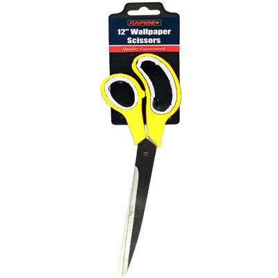 12 Inch, Stainless Steel Wallpaper Scissors, 30cm Scissors with Soft ...