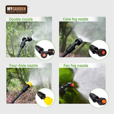 12 Litre Knapsack Pressure Sprayer Water Spray Bottle Backpack Weed ...