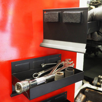 12" Magnetic Toolbox Shelf for Small Tools & Parts in Garage, Workshop ...