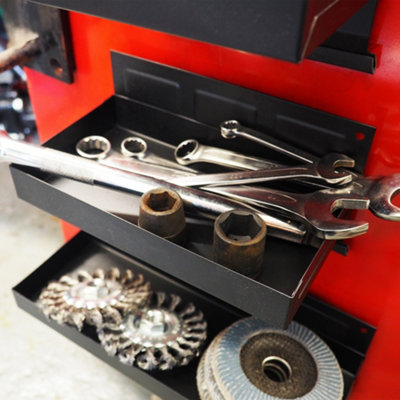 12" Magnetic Toolbox Shelf for Small Tools & Parts in Garage, Workshop ...