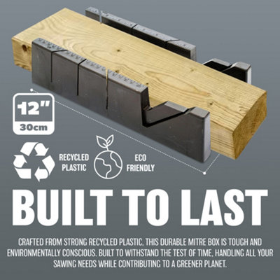 12" Marksman Mitre Block Maxi Angle Cutting Black Miter Saw Box ...