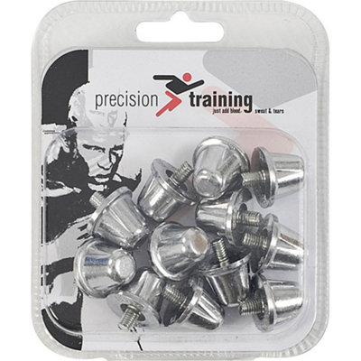 12 PACK 15mm Alloy Rugby Union Boot Studs - Screw-in Silver Grass Shoe ...