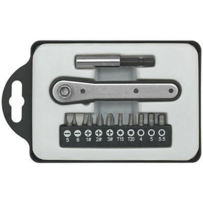 12 PACK Ratchet Screwdriver Set- Flip Reverse Mechanism & Magnetic ...