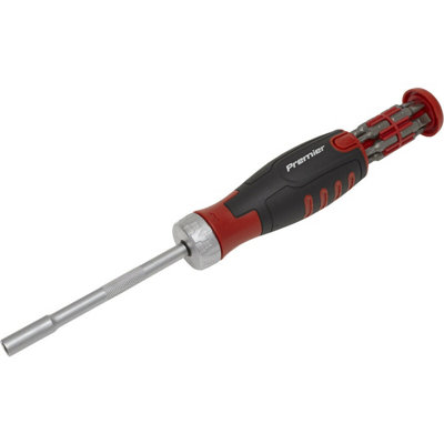 12 PACK Ratchet Screwdriver Set - Reversible Mechanism - Chrome ...